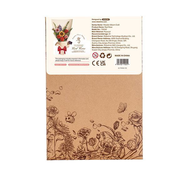 Купити Червона троянда пазл з дерева. Rolife Red Rose TW042 TW042 в ...